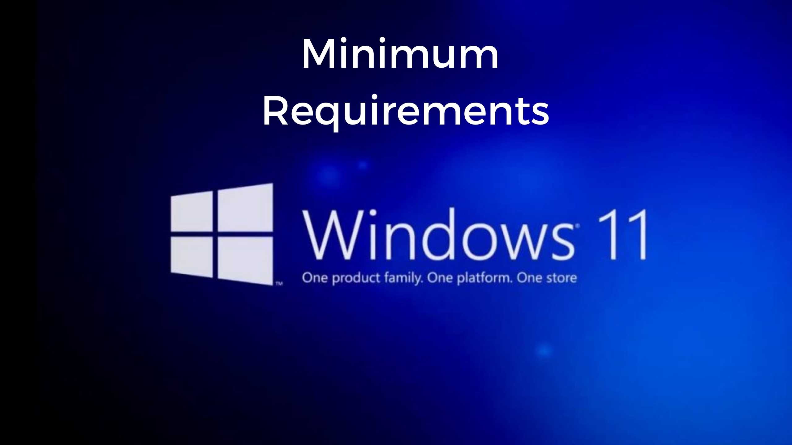 Requirements For Windows 11